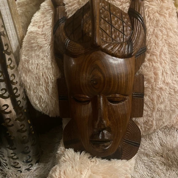 Design | African Wood Masks And Lady Made With Real Wood These Are ...